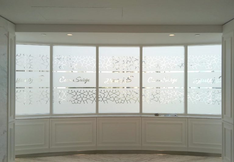 Frosted Window Graphics - Neon Signs Advertising LLC